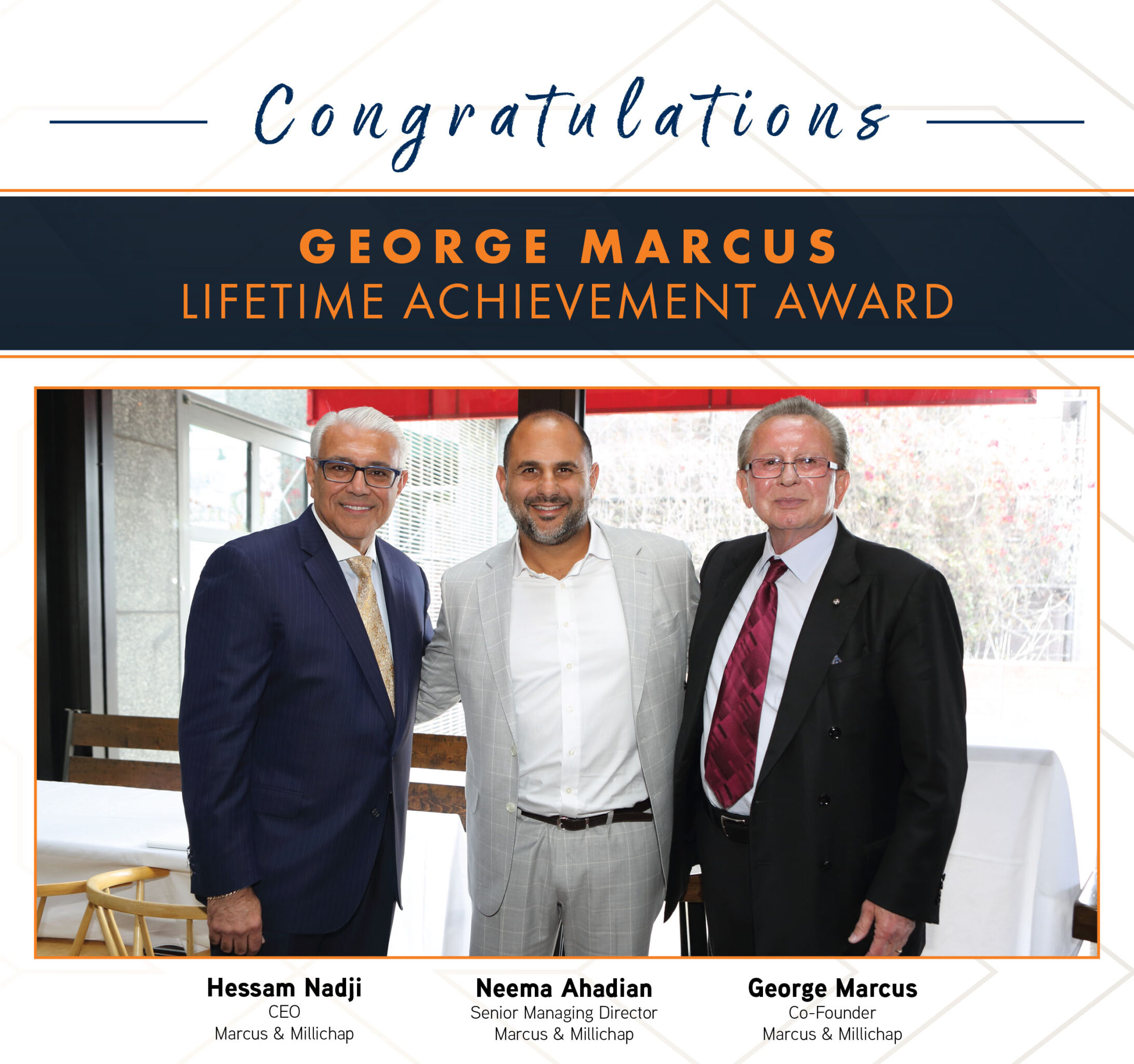 George Marcus | Lifetime Achievement Award - The Neema Group